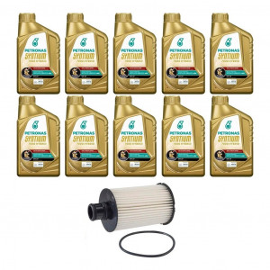 Kit Troca Óleo Petronas 0w20 Range Rover Sport 5.0 V8 2014/